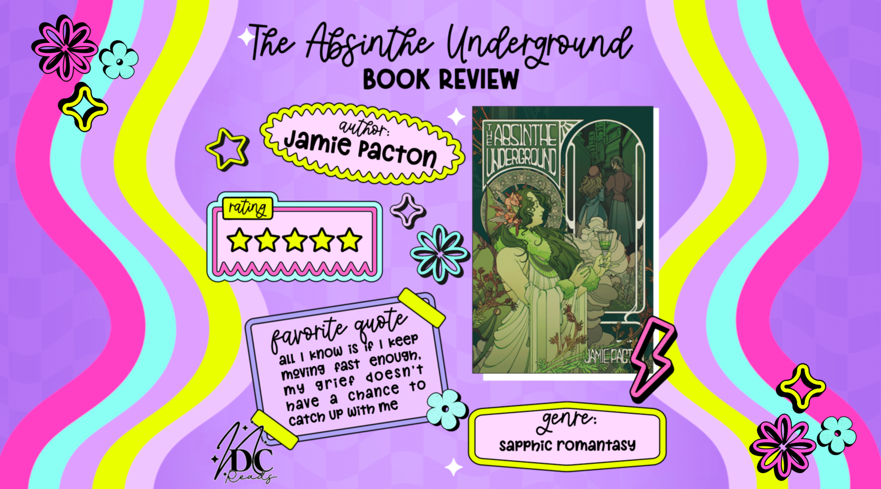 Book Review: The Absinthe Underground by Jamie Pacton – Neace Design Co ...