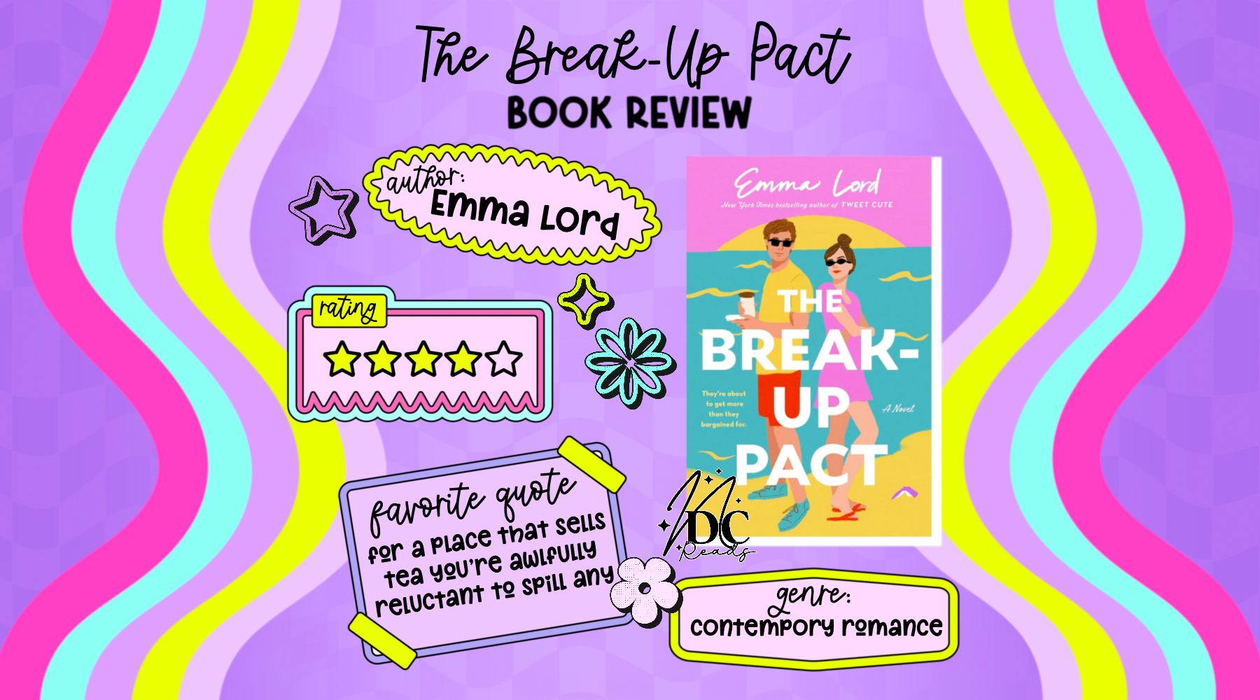 Book Review: The Break- Up Pact by Emma Lord – Neace Design Co. Digital ...