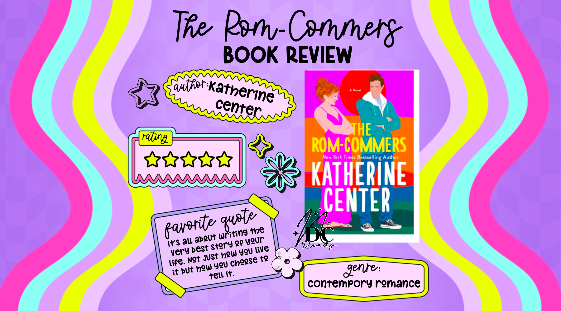 Book Review: The Rom-Commers by Katherine Center – Neace Design Co ...
