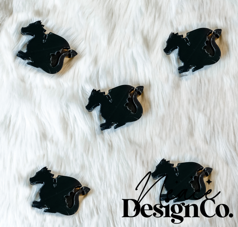 Dragon 3D Straw Topper – Neace Design Co. Digital Designs