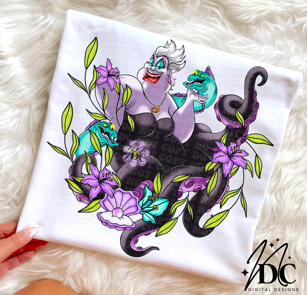 Ursula Floral Digital PNG – Neace Design Co. Digital Designs