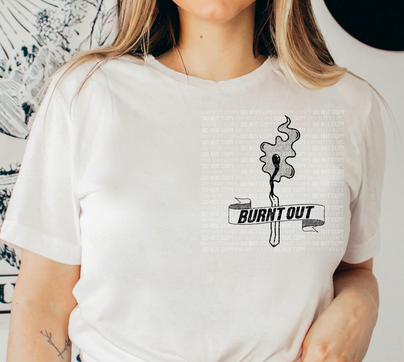 Burnt Out Digital PNG – Neace Design Co. Digital Designs