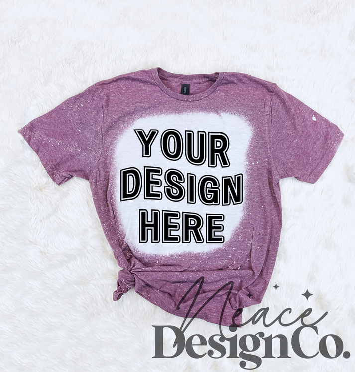 Gildan Heather Maroon Bleached Mockup Digital Download – Neace Design ...